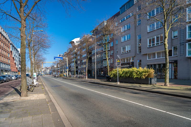 AMSTERDAM, NETHERLANDS - March 29, 2022: Modern Architecture on the ...