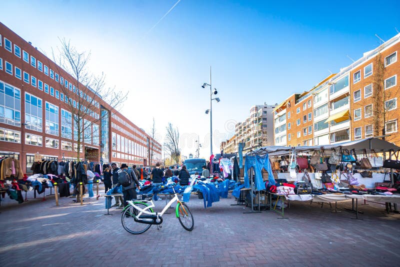 AMSTERDAM, NETHERLANDS - March 29, 2022: Modern Architecture on the ...