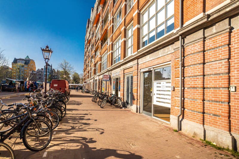 AMSTERDAM, NETHERLANDS - March 29, 2022: Modern Architecture on the ...