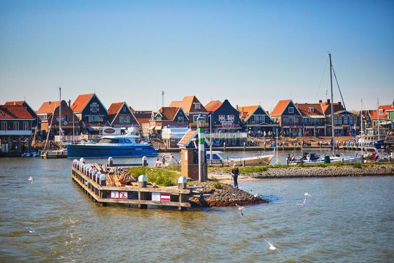 AMSTERDAM, the NETHERLANDS - MAY 2, 2022: Scenic View of Volendam ...
