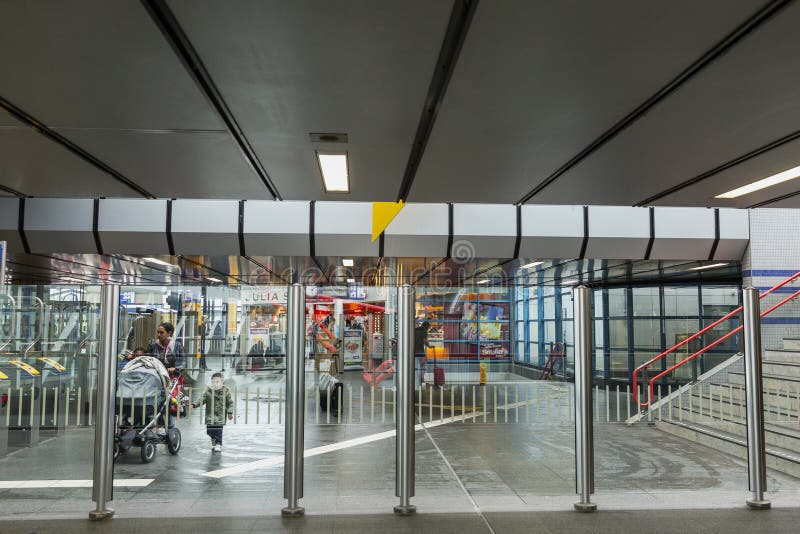 Amsterdam, Netherlands, 10/10/2019: Modern International Bus Station ...