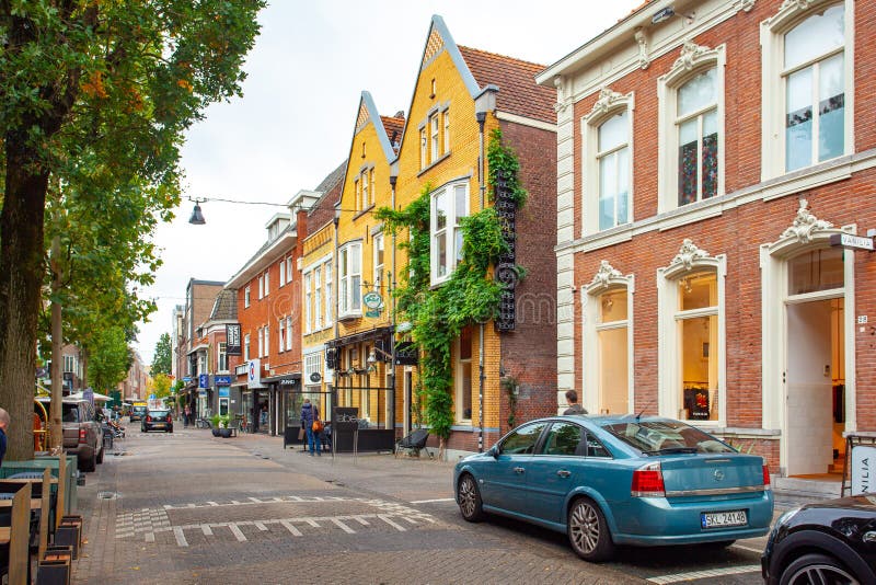 Amsterdam, Netherlands - October 15, 2019 Typical Colorful Buildings in ...