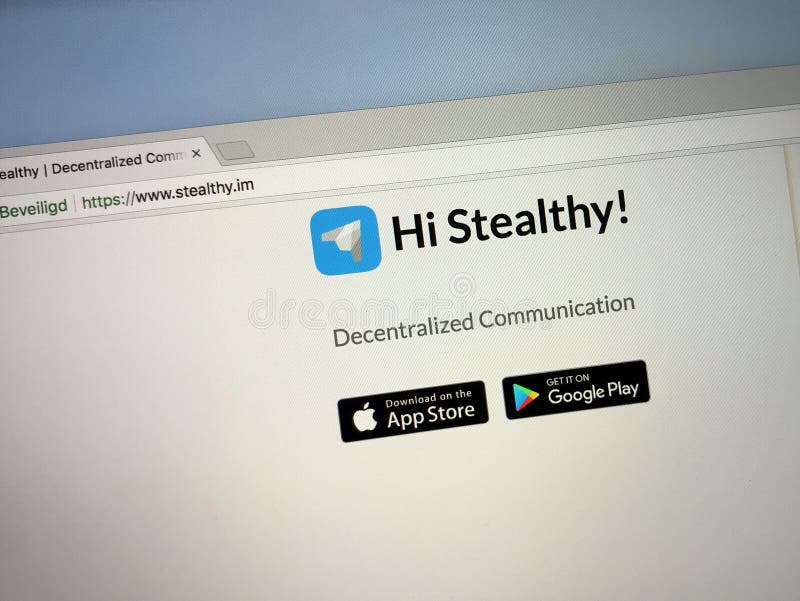 Website of Stealthy editorial stock image. Image of browser - 125477534