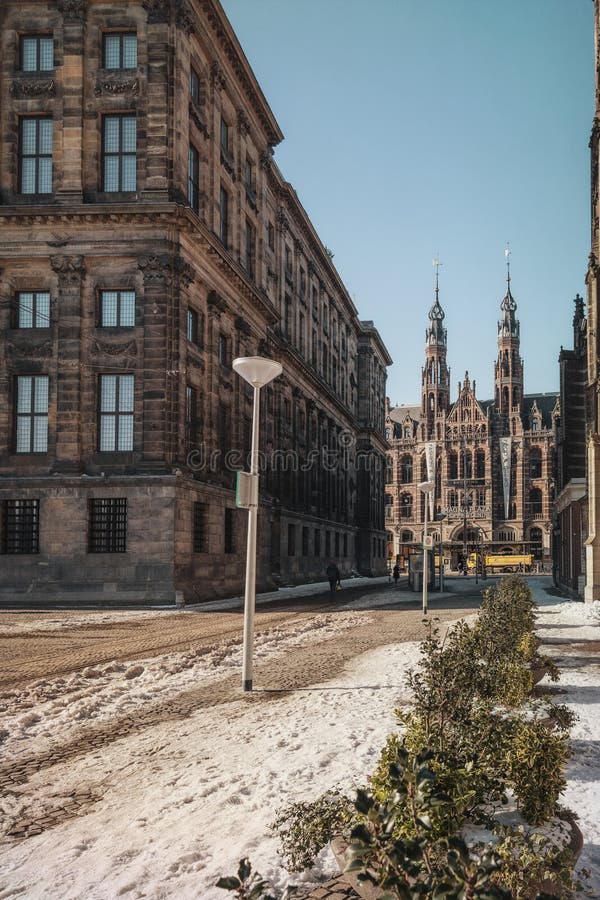 Amsterdam in the Netherlands in Winter Editorial Photography - Image of ...