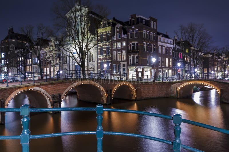 Singel Canal in Amsterdam with Houses. Amsterdam, Netherlands Stock ...