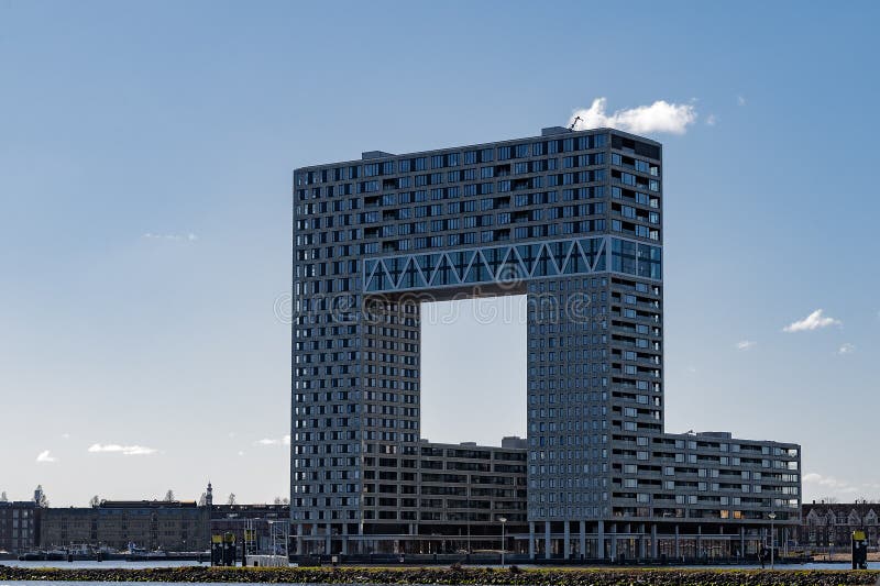 Modern Dutch Architecture of Amsterdam Editorial Stock Image - Image of ...