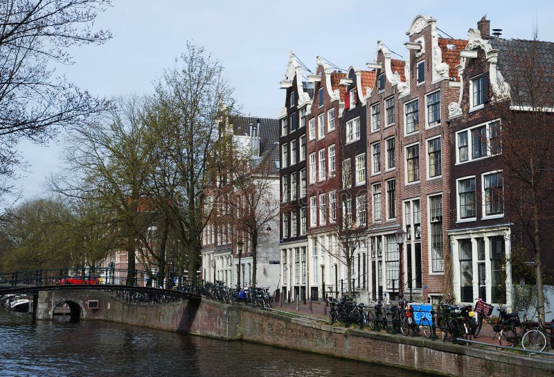 Amsterdam Old Town stock photo. Image of historic, city - 19366124