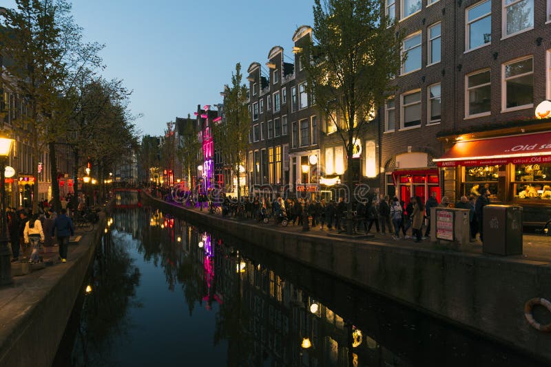 Amsterdam Red-light-district Editorial Photo - Image of urban, dutch ...