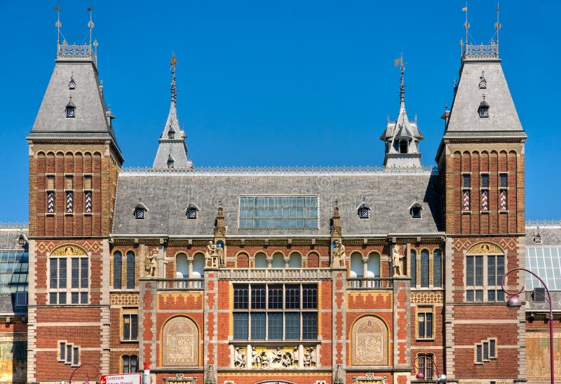 Amsterdam, Rijksmuseum. stock image. Image of queen, sightsee - 6482699