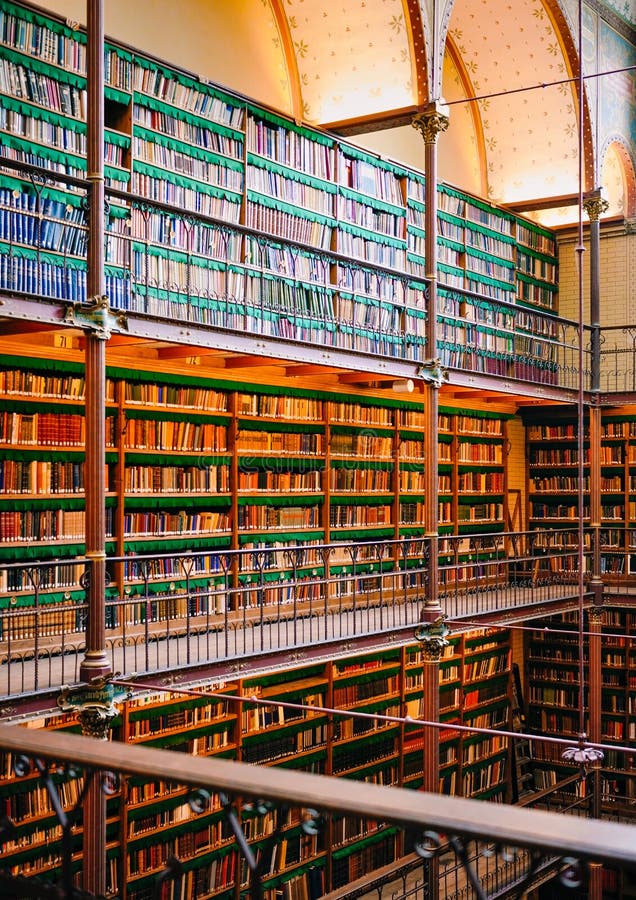 Amsterdam Rijksmuseum Research Library Editorial Stock Image - Image of ...