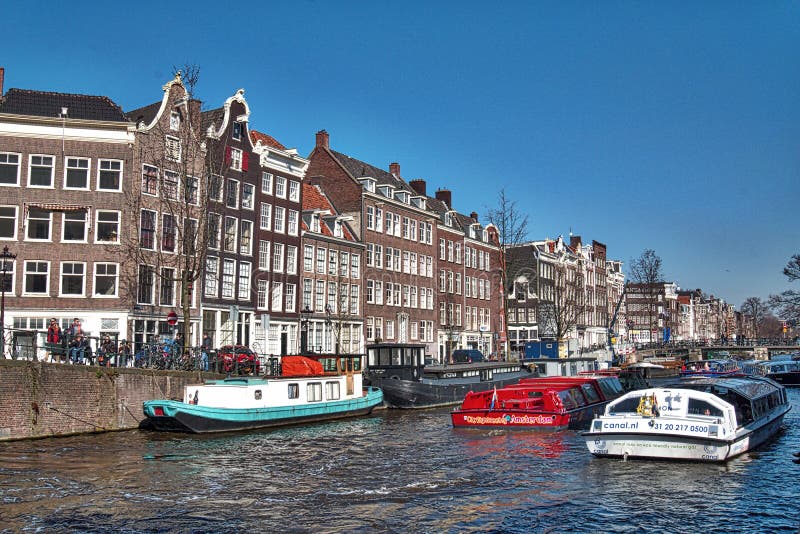 Amsterdam Scenery editorial image. Image of canal, cityview - 53837350