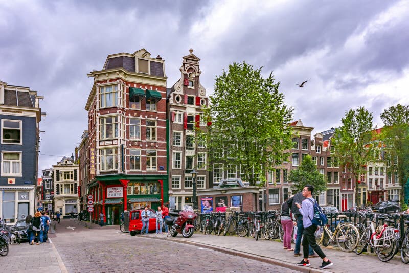 Amsterdam Streets and Architecture, Netherlands Editorial Photo - Image ...