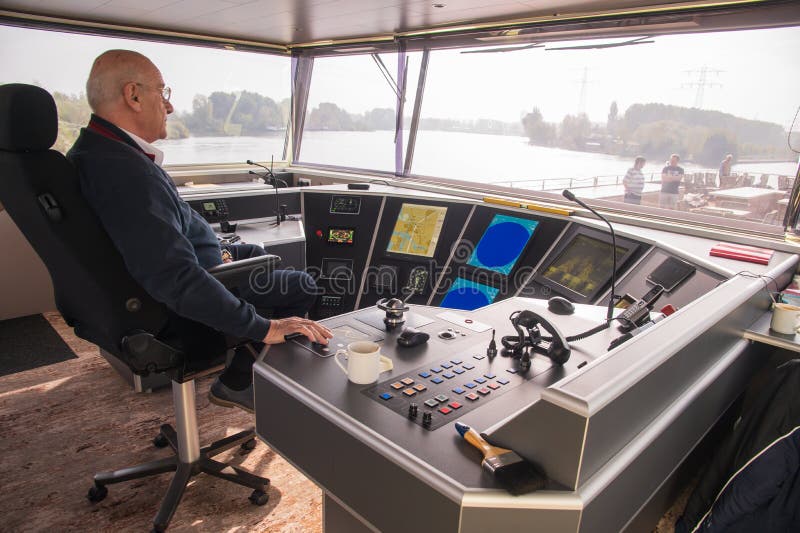 Bridge of the Travelmarvel Vega River Cruise Ship Editorial Stock Image ...