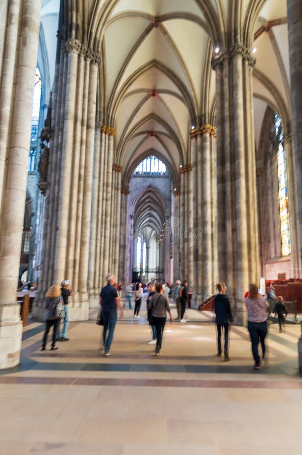 Cologne Cathedral Koln Dom Interior Editorial Stock Photo - Image of ...