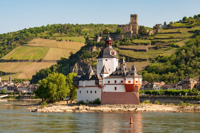 Pfalzgrafenstein Castle on the Rhine Editorial Stock Image - Image of ...