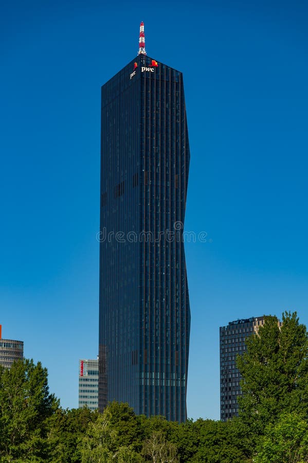 PWC Tower Building Vienna, Austria Editorial Photography - Image of ...