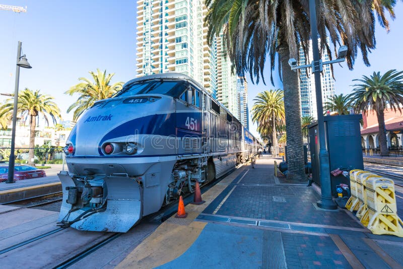 Amtrak Train Engine editorial stock image. Image of train - 49353649