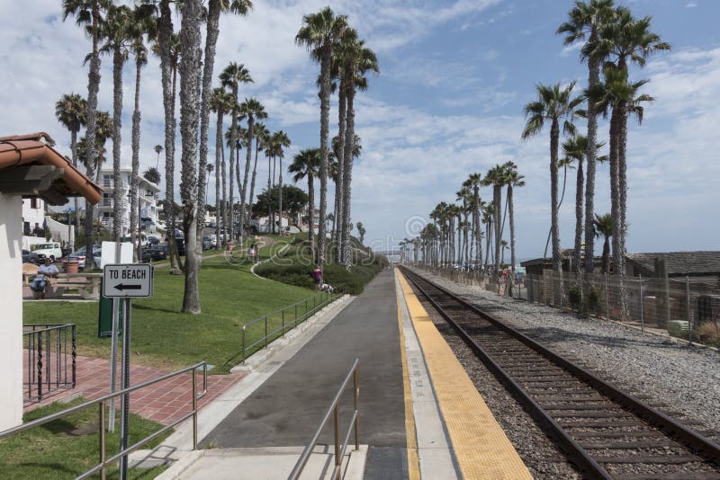 Amtrak train tracks editorial photo. Image of station - 42993281