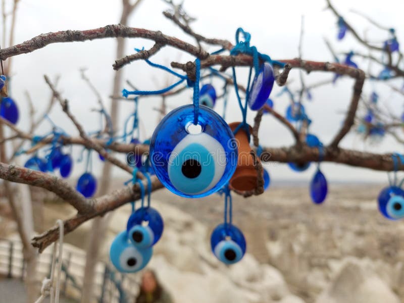 Amulet Nazar (Blue Eyes) from Cappadocia Against the Evil Eye Stock ...