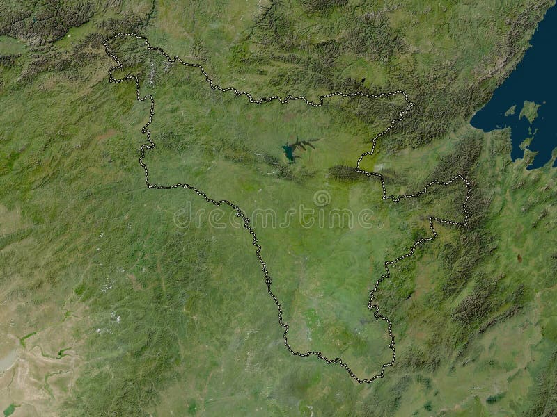 Amur, Russia. Low-res Satellite. No Legend Stock Illustration ...