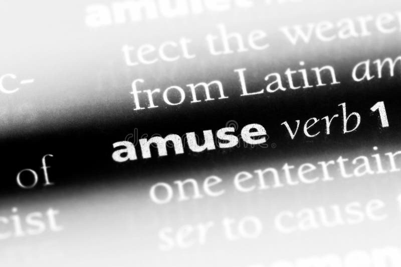 Amuse stock photo. Image of printed, english, amuse - 114406316