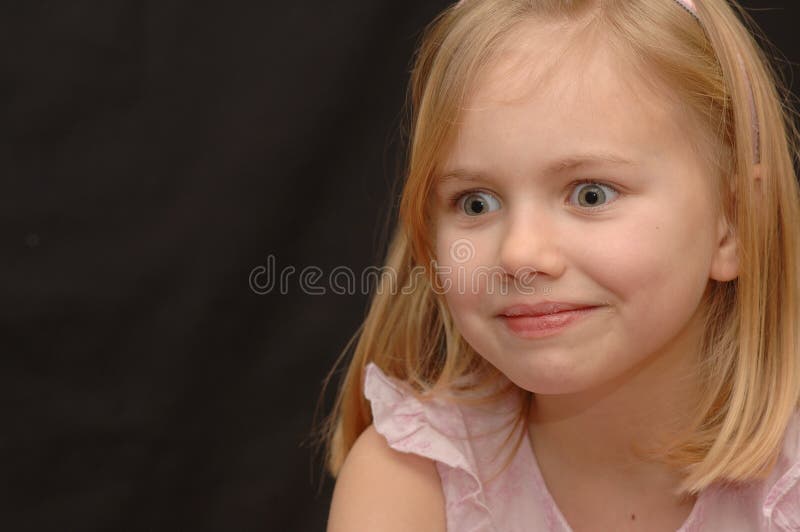 Amused girl stock image. Image of amused, amusement, pink - 2039201