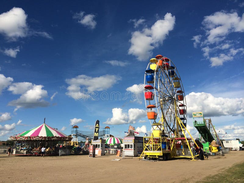 Amusement carnival editorial stock image. Image of excited - 62584944