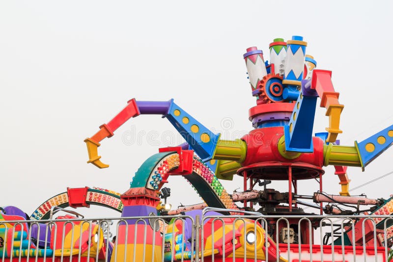 Man Swinging On A Machine For Fun At Masukiye Stock Image - Image of ...