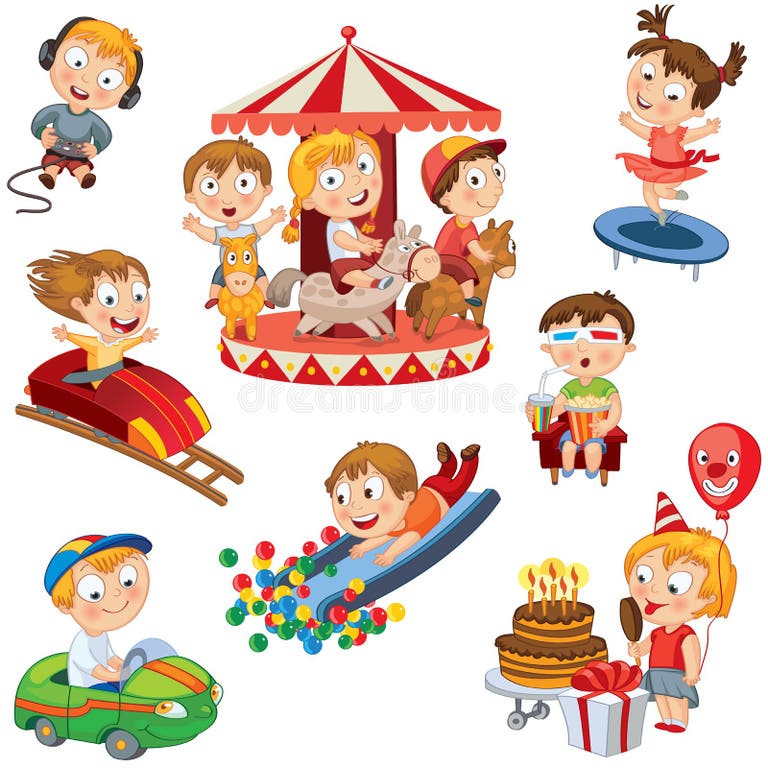 Amusement Park Vectors & Graphics - Dreamstime