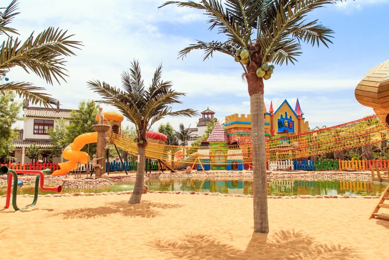 Amusement park facilities stock photo. Image of kindergartens - 117687718