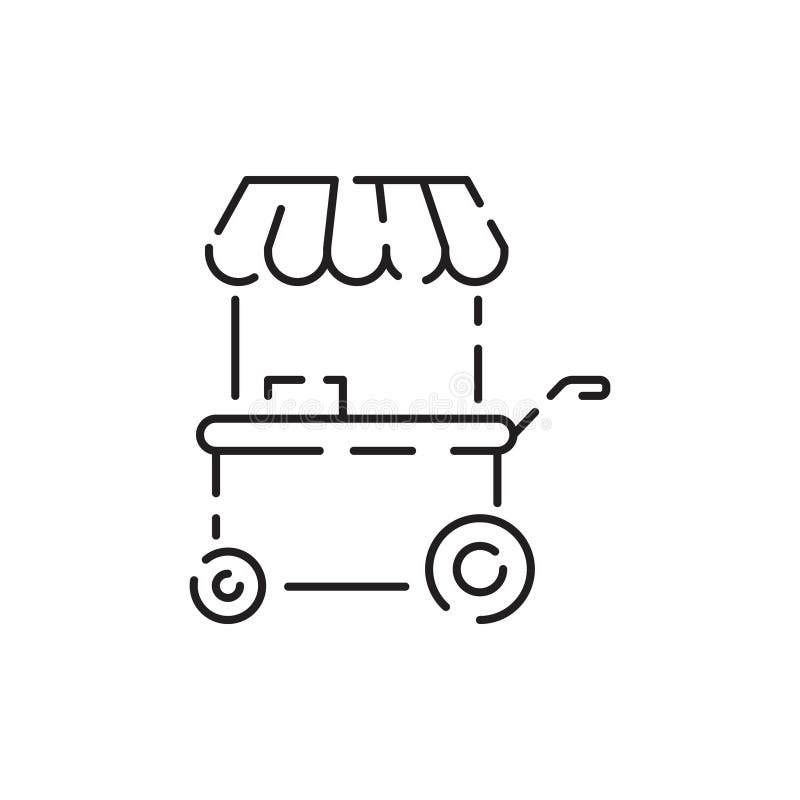 Amusement Park Line Icon Symbol Template for Graphic and Web Design ...