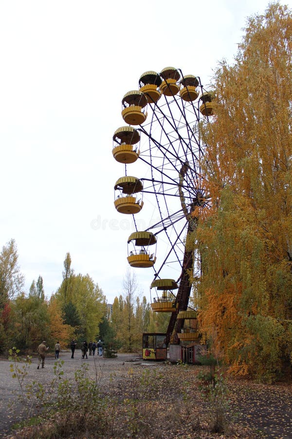 Amusement Park in Pripyat Town. Chernobyl Disaster Stock Photo - Image ...