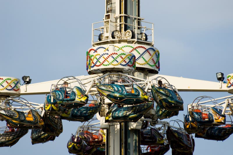 Amusement park ride stock image. Image of adrenaline, merry - 2613487