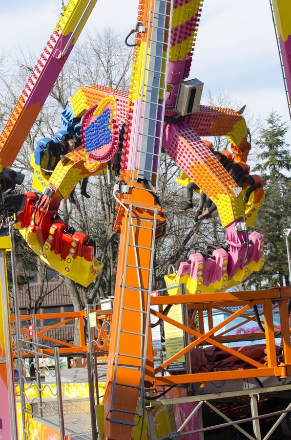 Amusement park lights stock photo. Image of carnival - 38757638