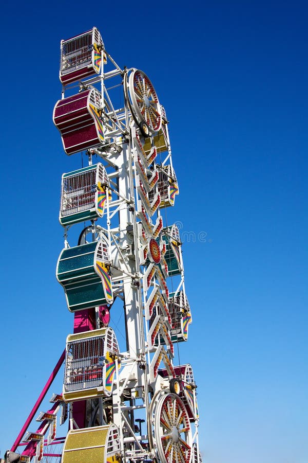 Amusement park rides stock photo. Image of ferris, enjoyment - 24094686