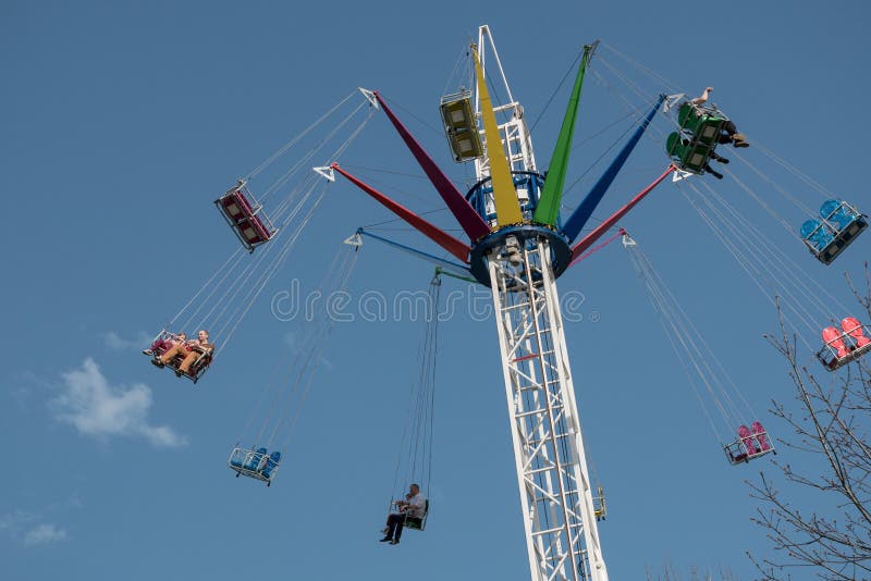 Amusement Park, Sky, Amusement Ride, Tourist Attraction Picture. Image ...