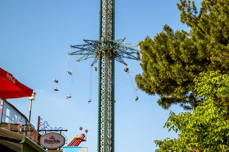 Amusement park in Vienna editorial image. Image of prater - 117838450