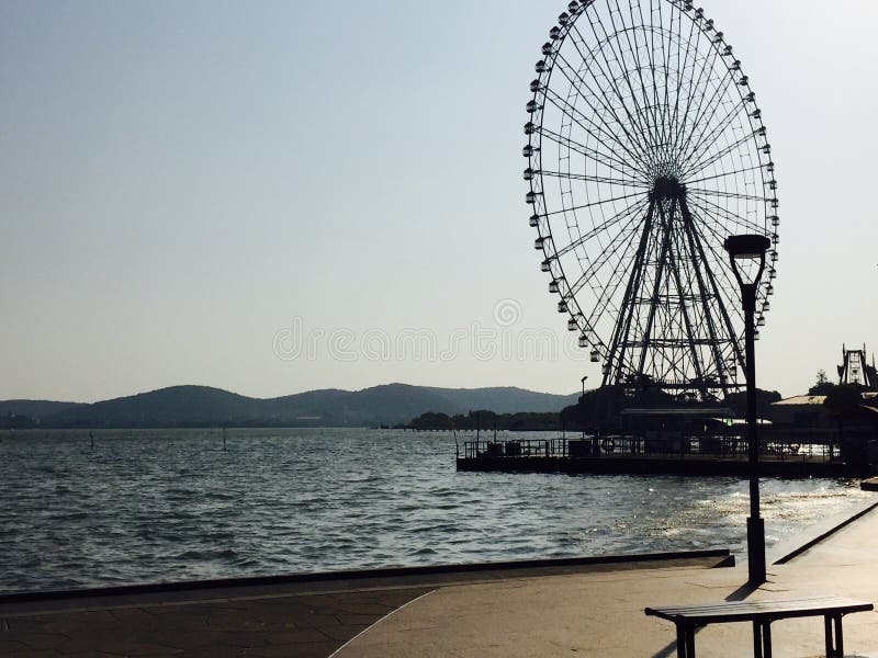 Amusement park in Wuxi stock photo. Image of wuxi, ferries - 95118306