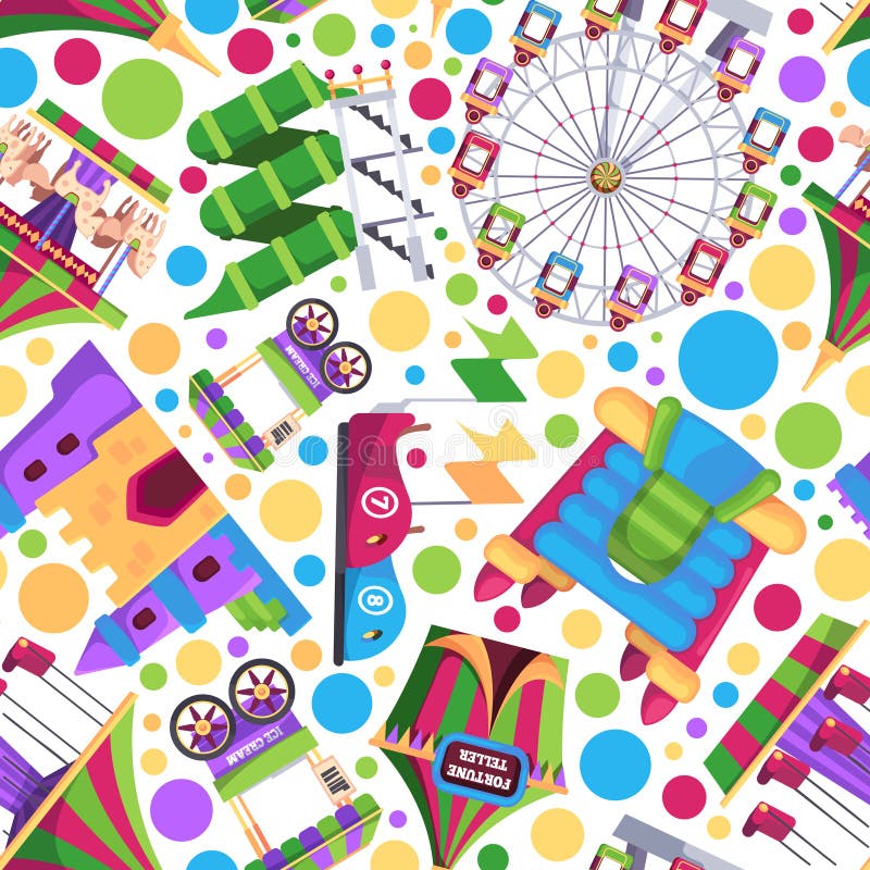 Fairground Pattern Stock Illustrations – 426 Fairground Pattern Stock ...
