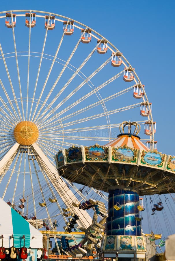 Amusement Rides stock photo. Image of colorful, blue, ferris - 5833210