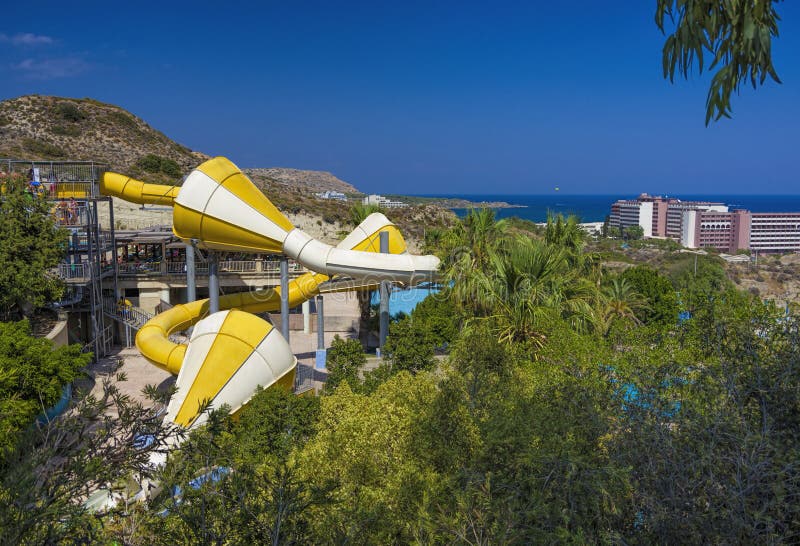 Amusement water park editorial stock photo. Image of childhood - 80216628