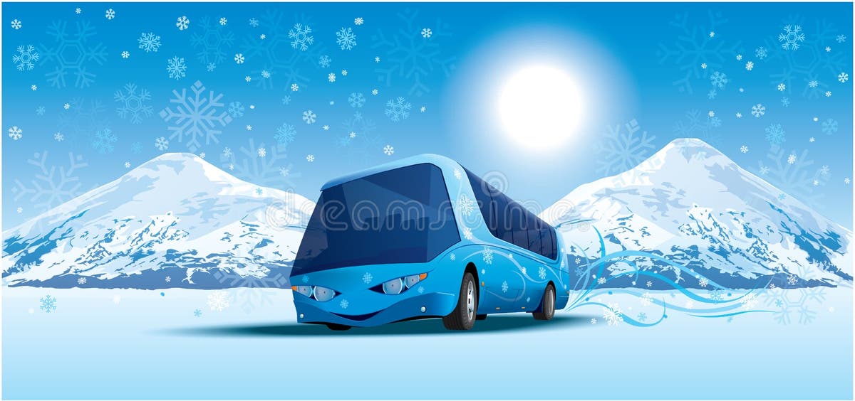 Winter Bus Stock Illustrations – 2,459 Winter Bus Stock Illustrations ...