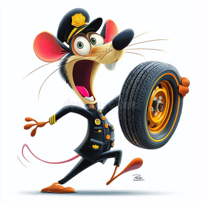 Amusing Security Guard Mouse a Hilarious Perspective on Officer Roles ...