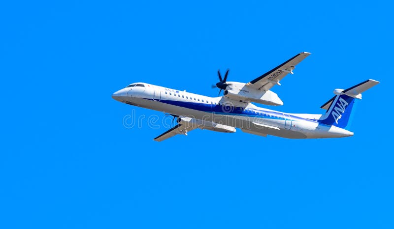 ANA Airplane editorial image. Image of nippon, transportation - 52459395