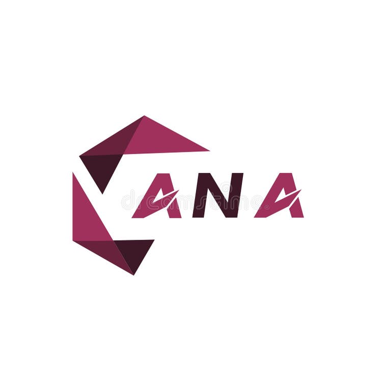 ANA Creative Minimalist Letter Logo. ANA Unique Vector Initials ...