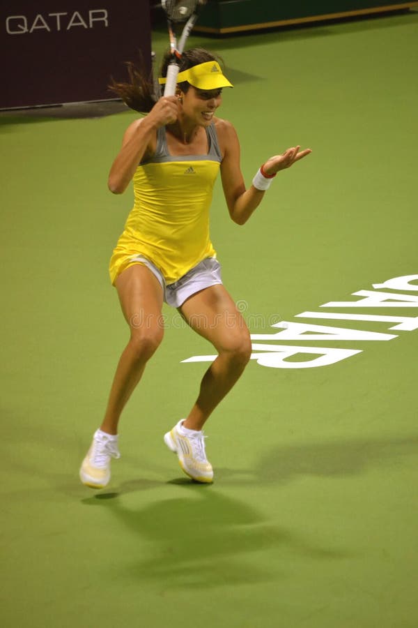 Ana Ivanovic editorial stock photo. Image of play, open - 29287323