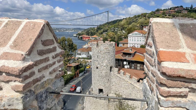 Anadolu Hisar Castle.istanbul.Bosporus. Editorial Photo - Image of city ...