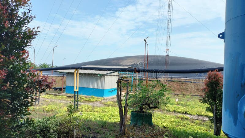 Anaerobic Digester or Biodigester Biogas Methane Stock Image - Image of ...