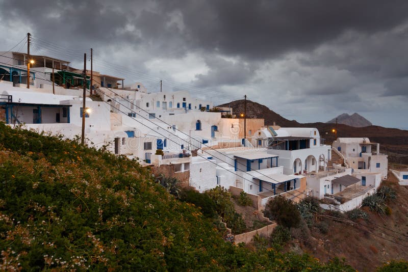 Anafi island. stock image. Image of suburb, chora, aegean - 86036163