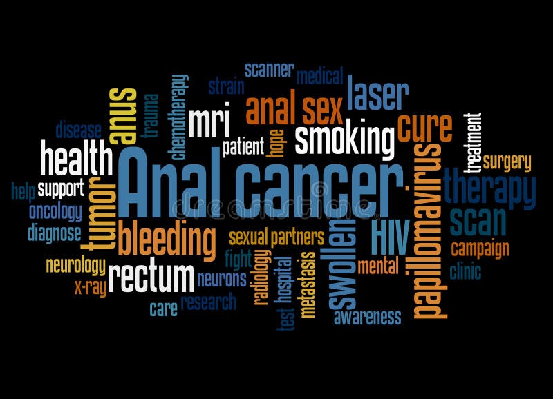 Anal Cancer Word Cloud Concept 3 Stock Illustration Illustration Of